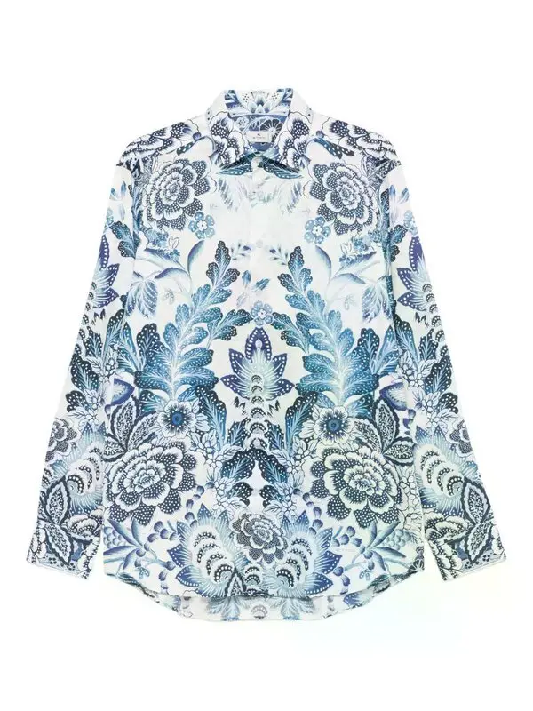 Etro Floral-print Cotton Shirt
