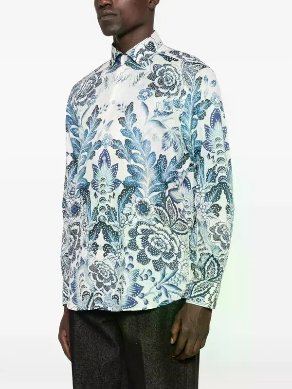 Etro Floral-print Cotton Shirt