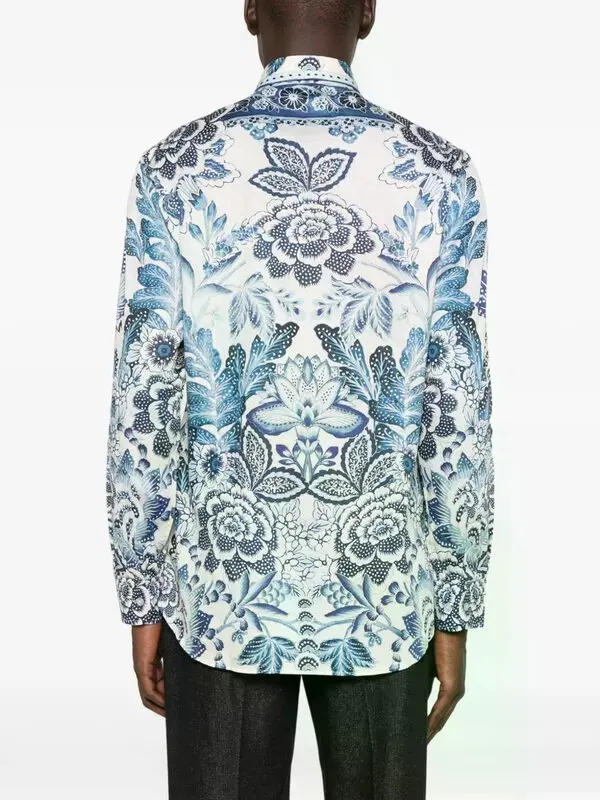 Etro Floral-print Cotton Shirt