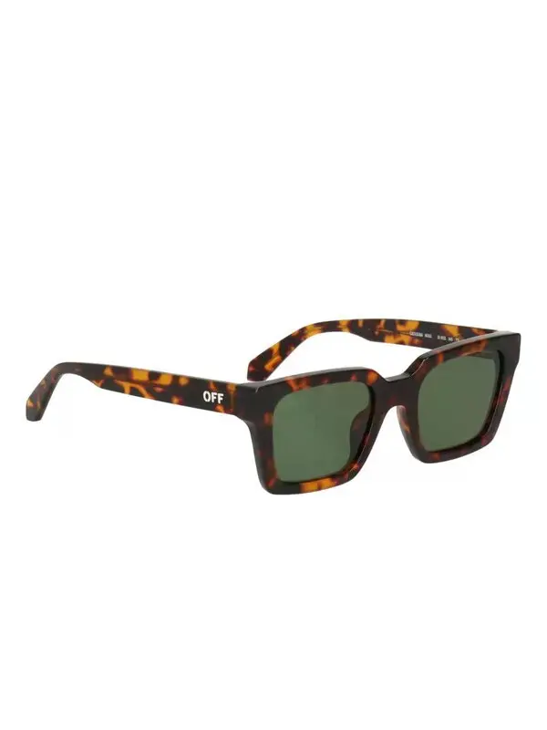 Off-White Tortoiseshell Square-frame Sunglasses