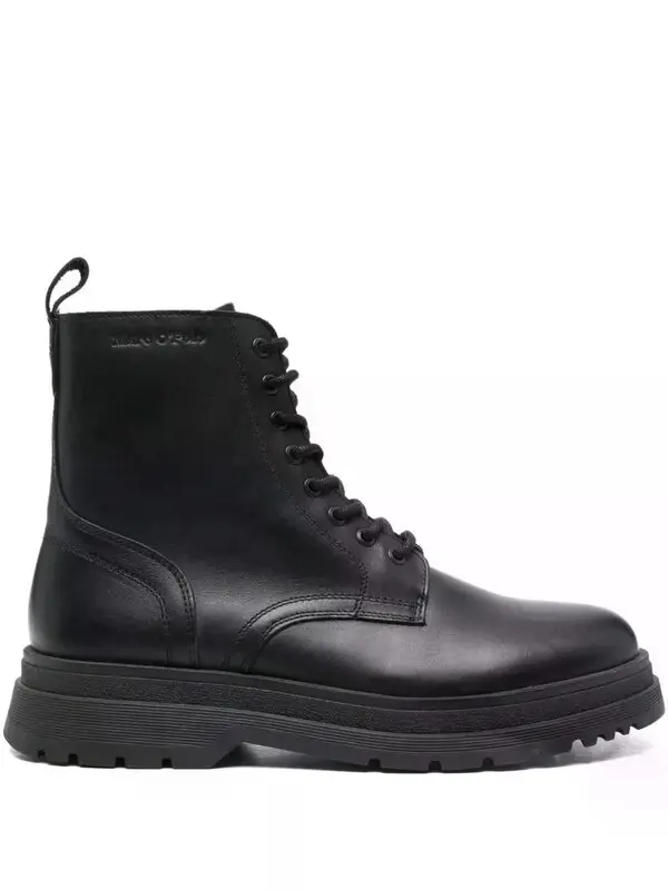 Marc O'polo 45mm Lace-up Leather Boots - Black