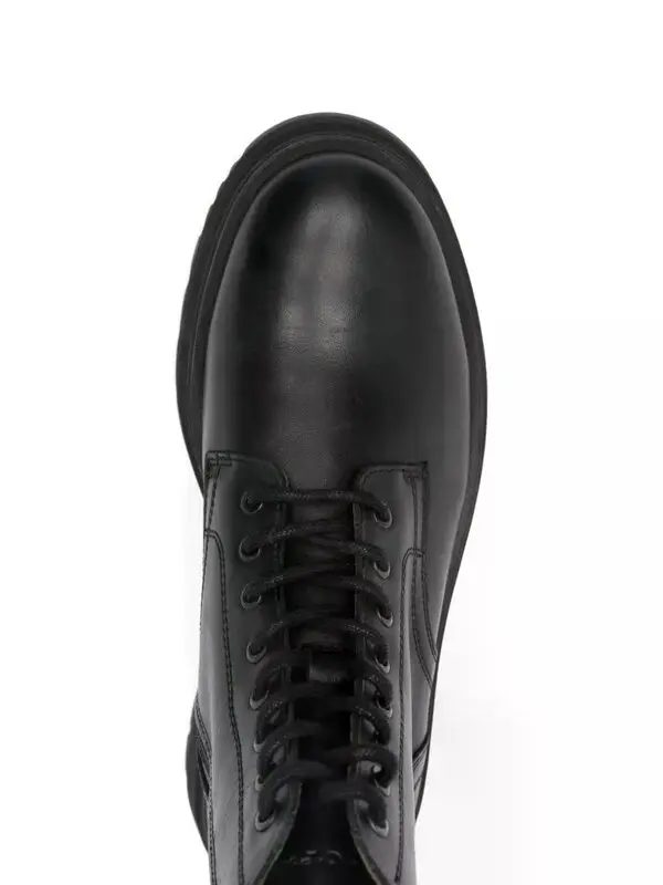 Marc O'polo 45mm Lace-up Leather Boots - Black