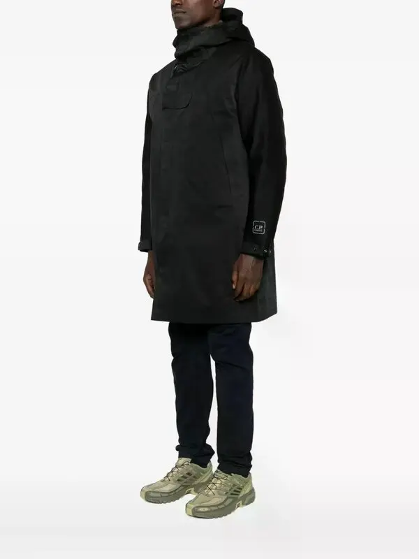 C.P. COMPANY Hooded Panelled Coat