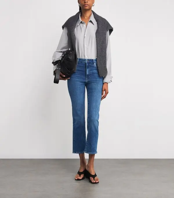 FRAME The Pencil Crop Slim Jeans