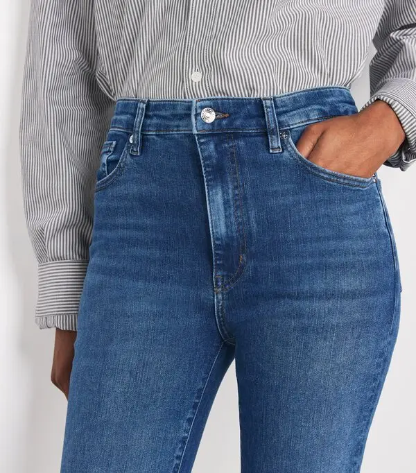 FRAME The Pencil Crop Slim Jeans