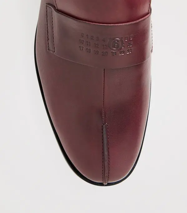 MAISON MARGIELA Leather Slip-on Loafers