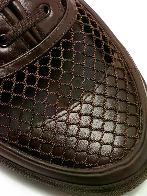 AQUAZZURA Mesh-paneled Sneakers - Brown