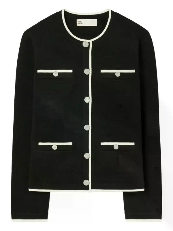 Tory Burch Kendra Buttoned Cardigan - Blue