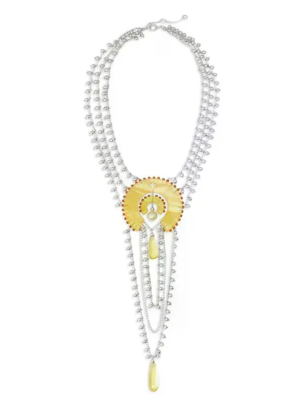 Tory Burch Layered Necklace - Silver