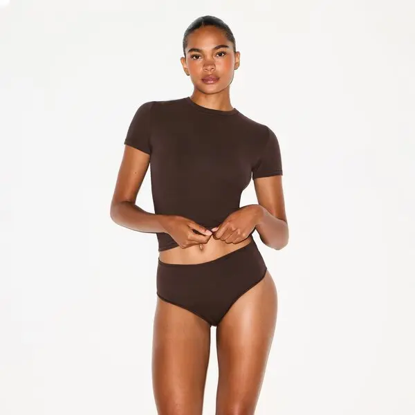 SKIMS Brief | Deep Neutral | | Period Panties - Espresso