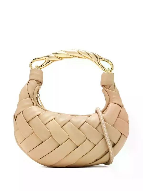 Jw Pei Woven Leather Top Handle Bag