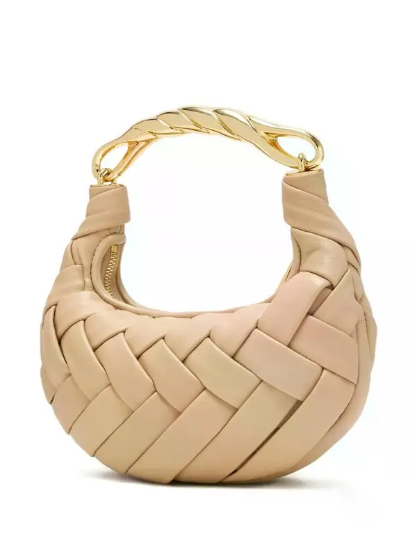 Jw Pei Woven Leather Top Handle Bag