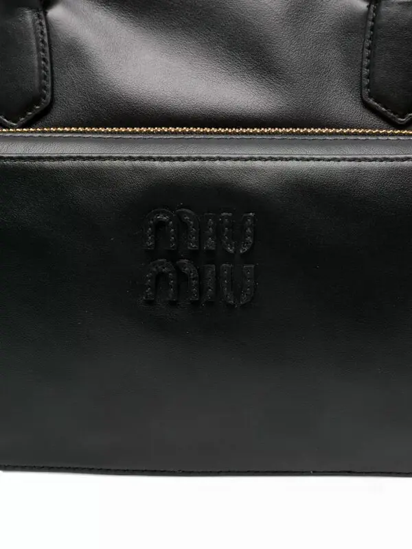 Miu Miu Leather Top-handle Tote