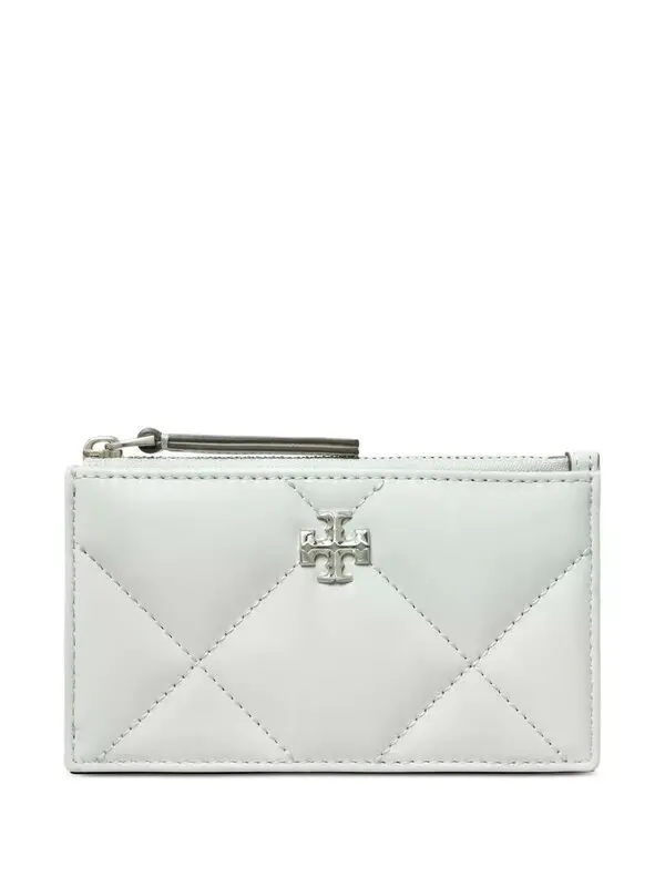 Tory Burch Kira Diamond-quilting Wallet - White