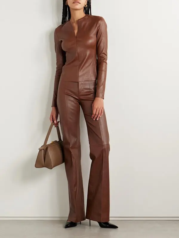 Stouls Imany Leather Top - Brown