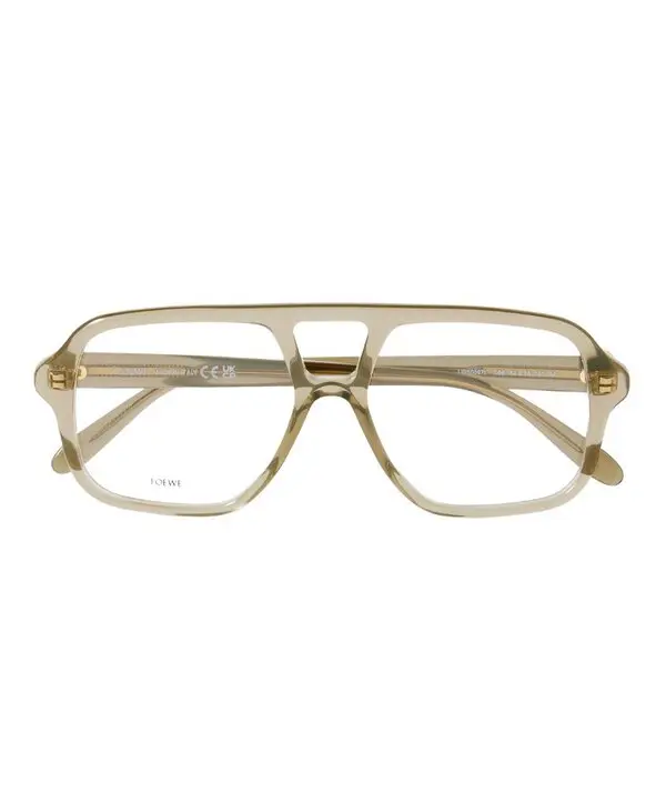 Loewe Aviator-style Acetate Optical Glasses - Green