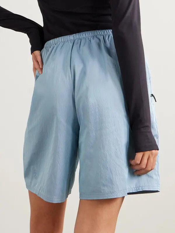 On Iridescent Recycled-shell Shorts
