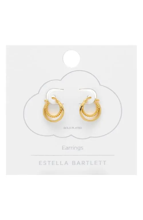 Estée Lauder Layered Hoop Earrings - Gold