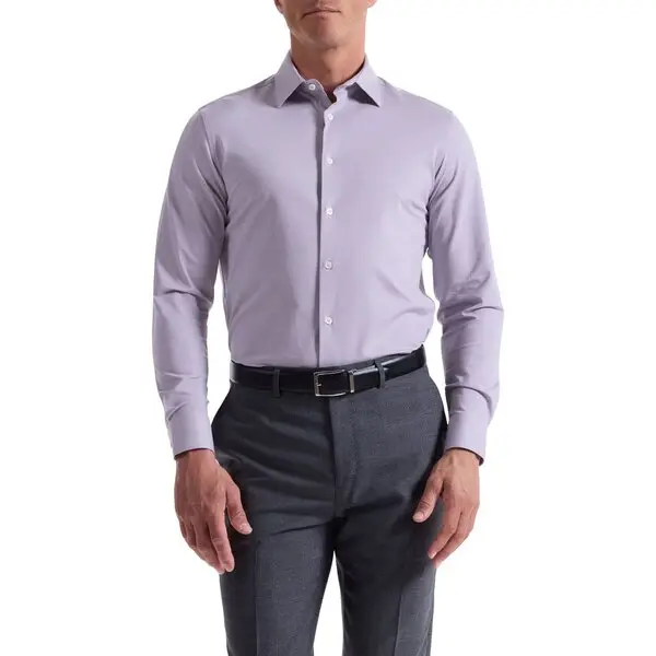 Bugatchi James Ooohcotton® Button-up Shirt - Lilac