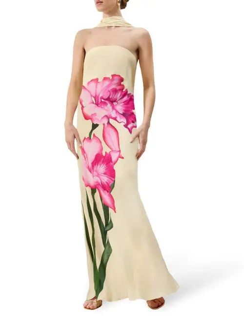 RO&ZO Floral Bandeau Dress
