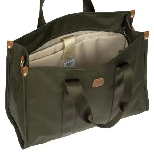 Bric'S X-travel Medium Opera Bag With Laptop Pocket - Olive