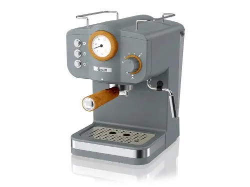 SWAN Nordic Pump Espresso Coffee Machine - Gray