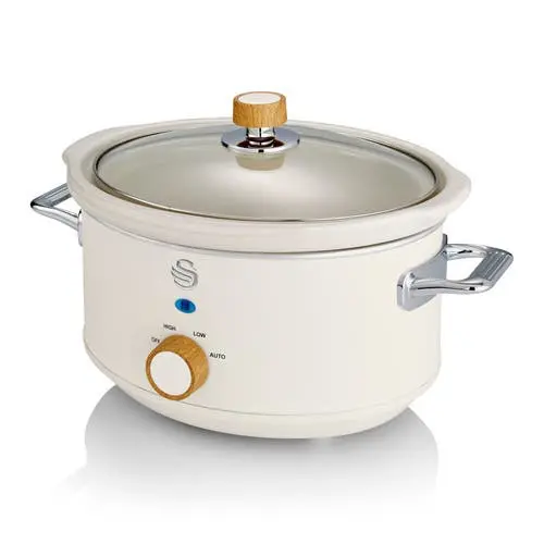SWAN Nordic 3.5l Slow Cooker - White