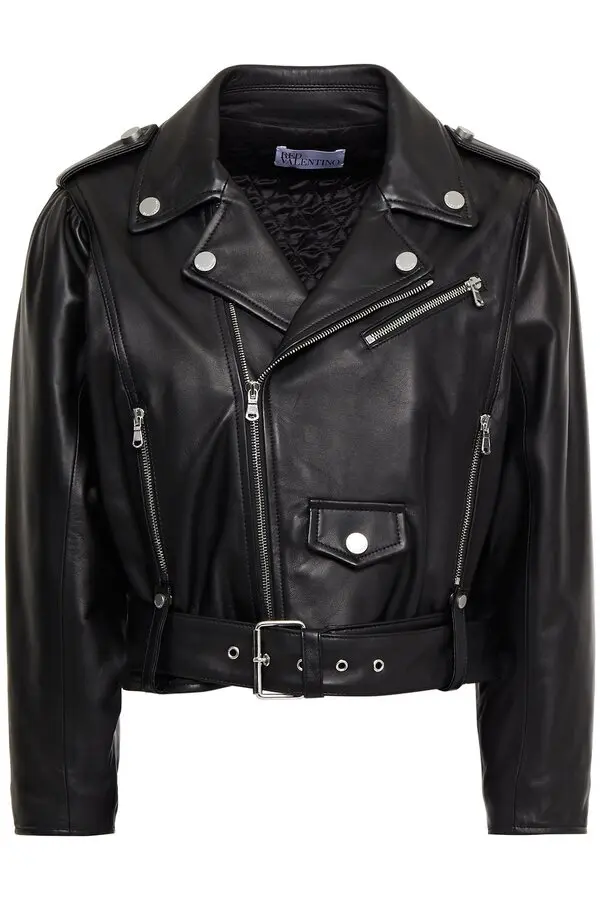 Red Valentino Leather Biker Jacket