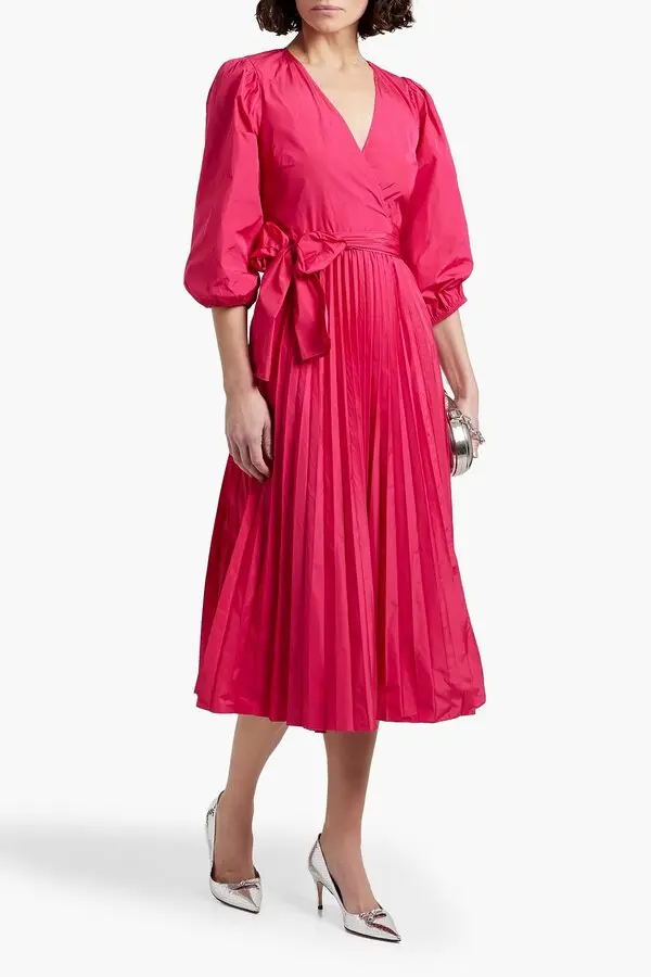 red valentino pleated dress Red Valentino Mini Dress - Black