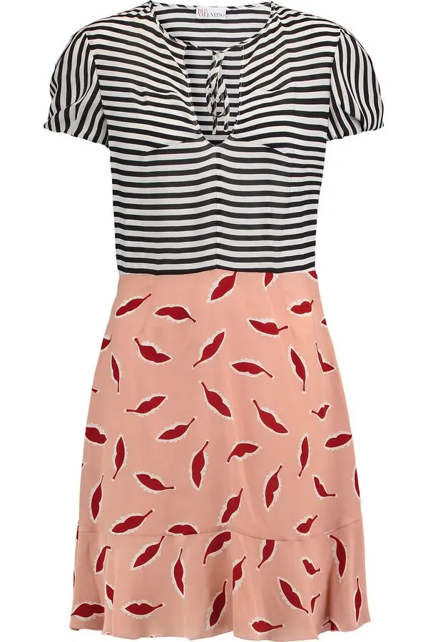 Red Valentino Printed Mini Dress