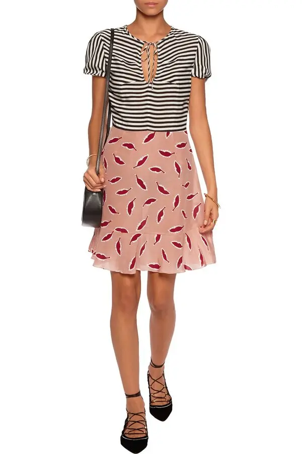 Red Valentino Printed Mini Dress