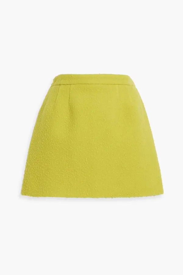 Red Valentino Wool-bouclé Mini Skirt