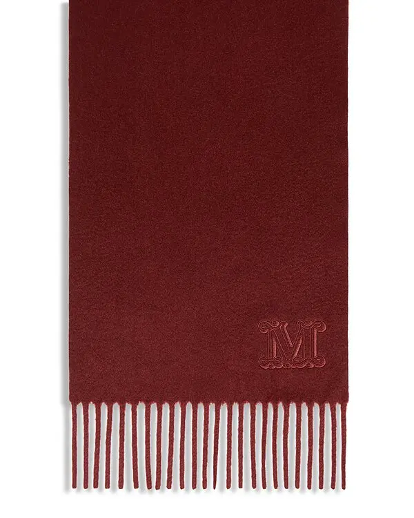 Max Mara Dalia Cashmere Scarf - Bordeaux