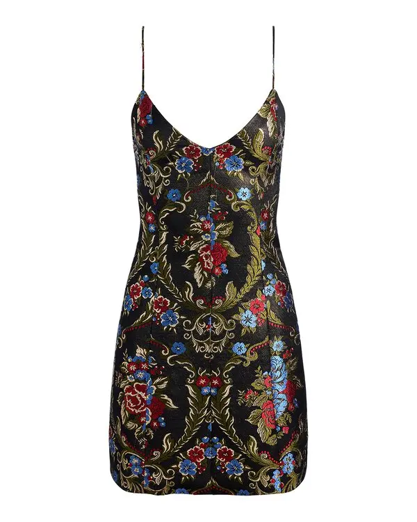 Alice + Olivia Tayla Jacquard Mini Dress