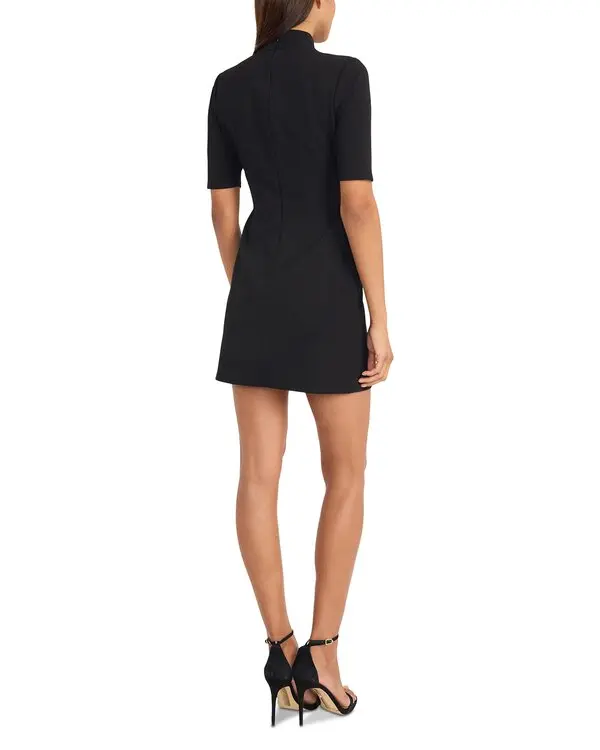 Maggy London Mock Neck Mini Dress