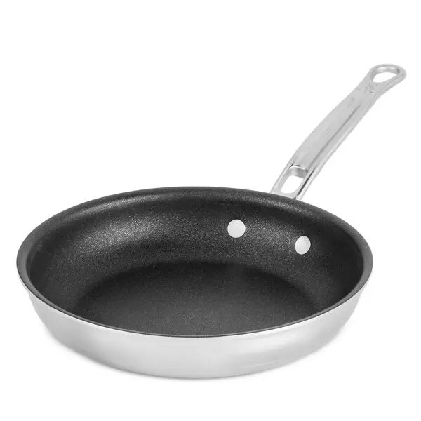 HESTAN Probond Luxe 8.5 Professional Clad Stainless Steel Skillet With Titum Nonstick
