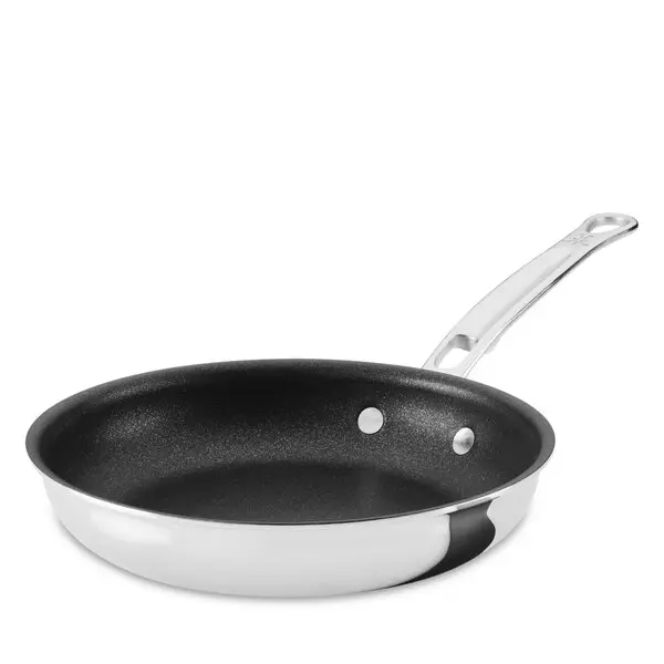 HESTAN Probond Luxe 8.5 Professional Clad Stainless Steel Skillet With Titum Nonstick