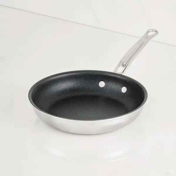 HESTAN Probond Luxe 8.5 Professional Clad Stainless Steel Skillet With Titum Nonstick