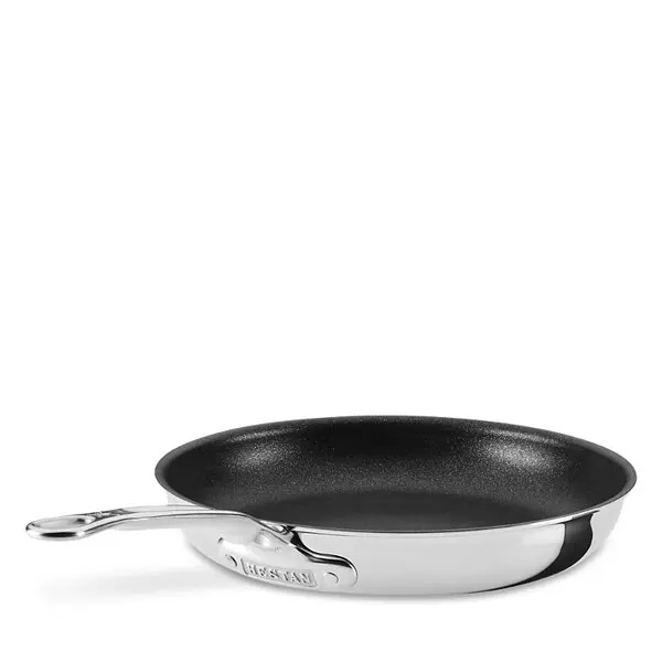 HESTAN Probond Luxe 11 Professional Clad Stainless Steel Skillet With Titum Nonstick - Silver