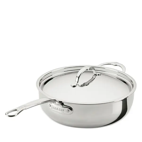 HESTAN Probond Luxe 5-quart Professional Clad Stainless Steel Essential Pan With Lid - Silver