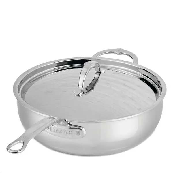 HESTAN Probond Luxe 5-quart Professional Clad Stainless Steel Essential Pan With Lid