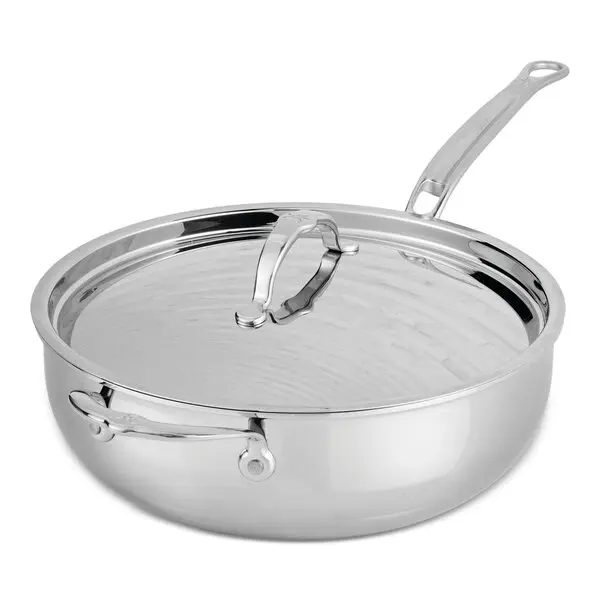 HESTAN Probond Luxe 5-quart Professional Clad Stainless Steel Essential Pan With Lid