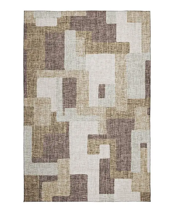 DALYN RUG COMPANY Dalyn Portico Washable Po3 Area Rug, 10' X 14 - Brown