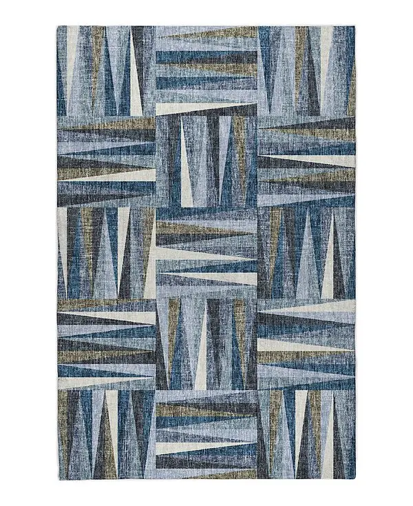 DALYN RUG COMPANY Dalyn Lorenzo Washable Ln2 Area Rug, 10' X 14 - Denim