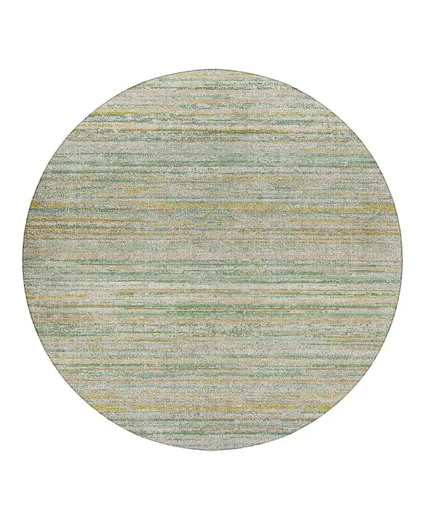 DALYN RUG COMPANY Dalyn Kochi Washable Kc3 Round Area Rug, 8' X 8 - Mint