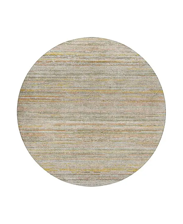 DALYN RUG COMPANY Dalyn Kochi Washable Kc3 Round Area Rug, 8' X 8 - Sage