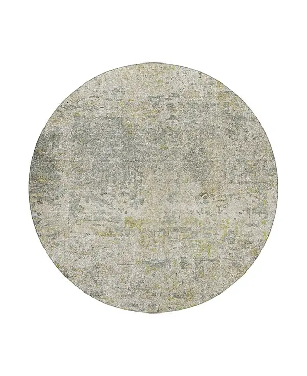 DALYN RUG COMPANY Dalyn Kochi Washable Kc6 Round Area Rug, 8' X 8 - Sage