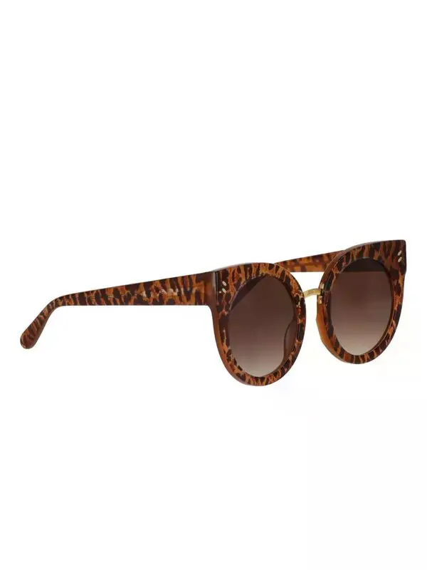 Stella McCartney Leopard Print Sunglasses Stella McCartney Eyewear leopard-print square-frame  main image 3