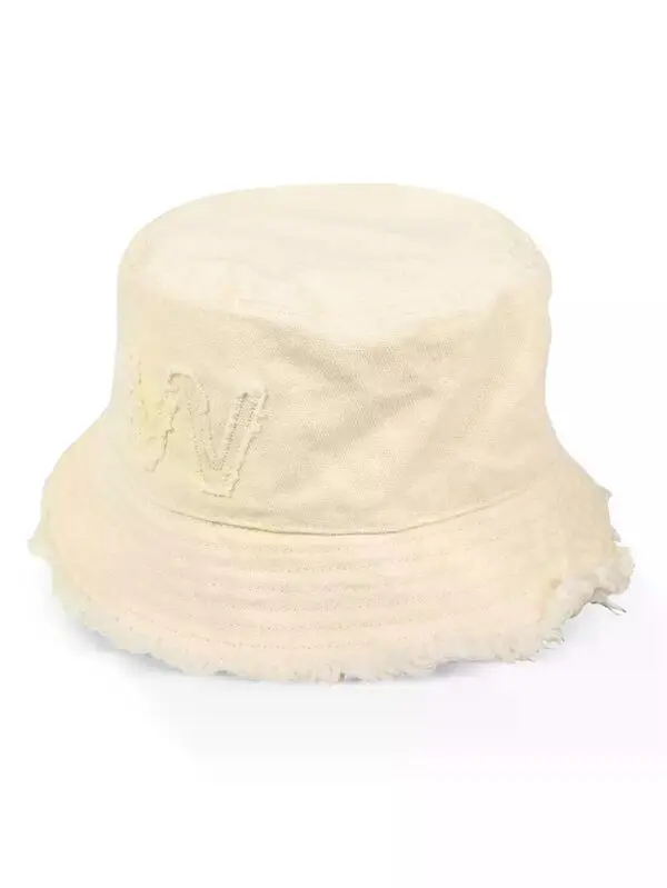 Max Mara Embroidered Bucket Hat - Neutrals