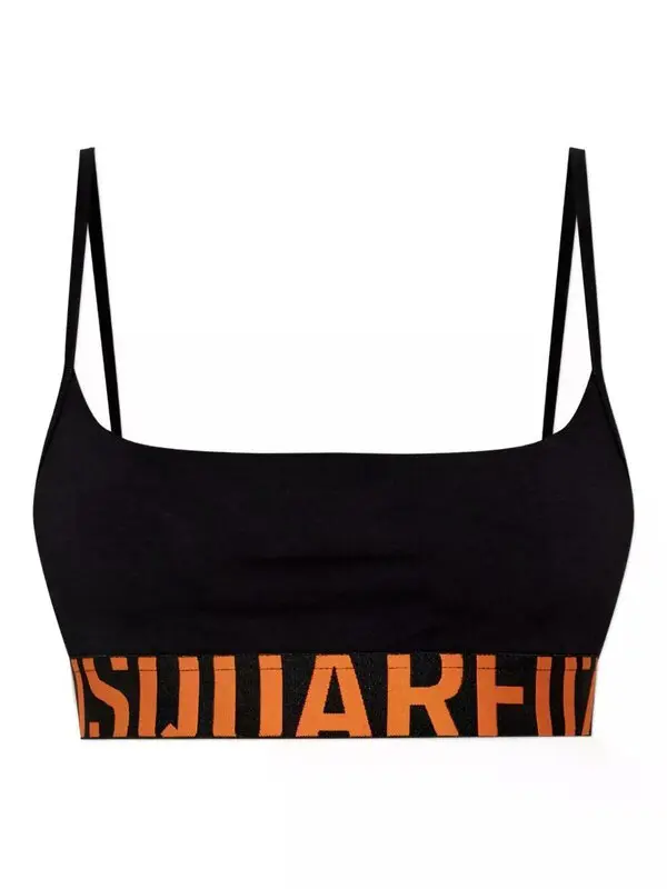 Dsquared2 Logo-band Bralette - Grey